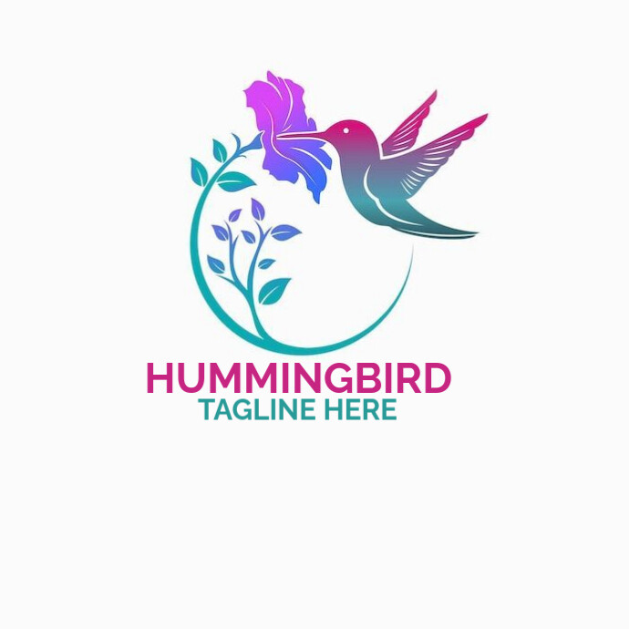 Professional Hummingbird Logo Design Logo Template | PosterMyWall