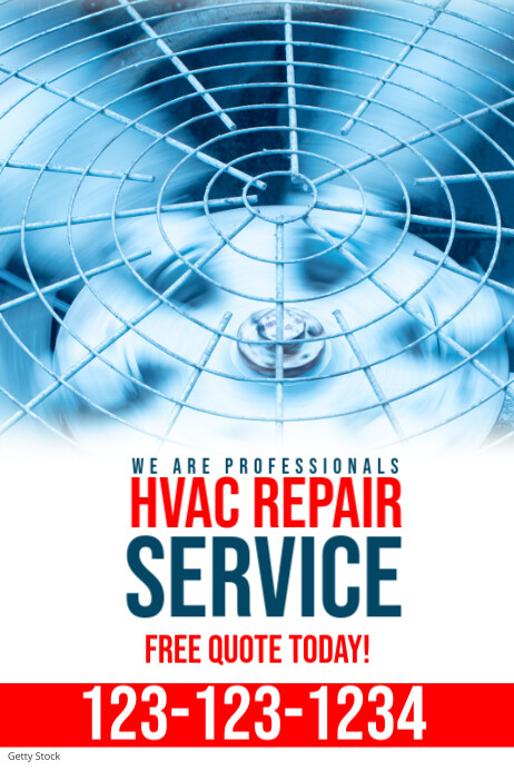 Professional Hvac Services Poster Template | PosterMyWall