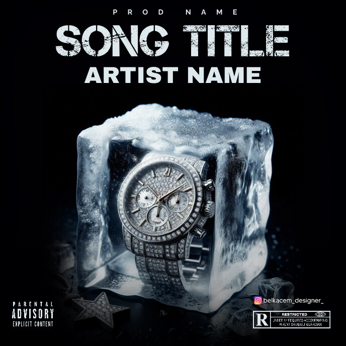Plantilla de Professional Ice Watch Album Cover | PosterMyWall