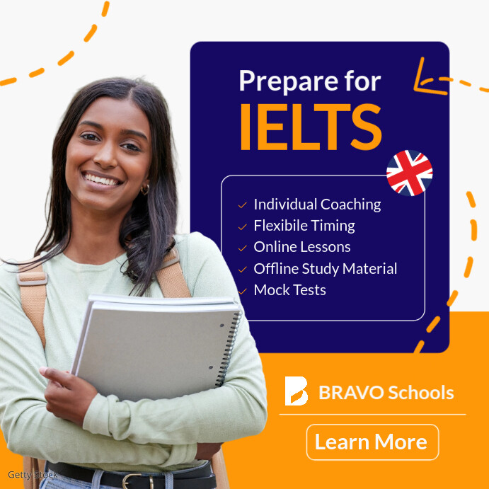 Professional Ielts & Pte Coaching Instagram Post Banner Advertisement ...