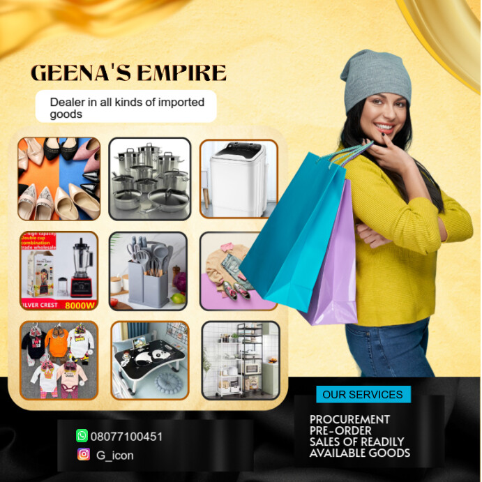 Copy of Professional Importation Business Flyer Instagram Post ...