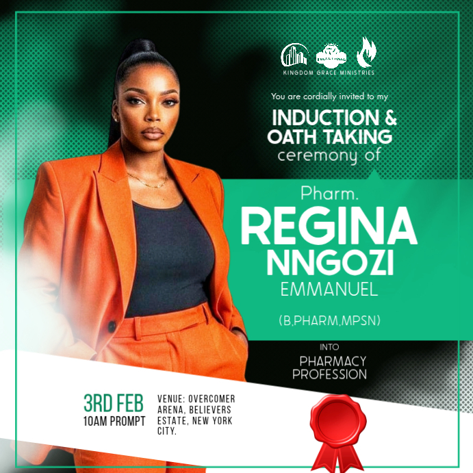 Professional Induction Ceremony Template, Oath Taking Ceremony Flyer ...