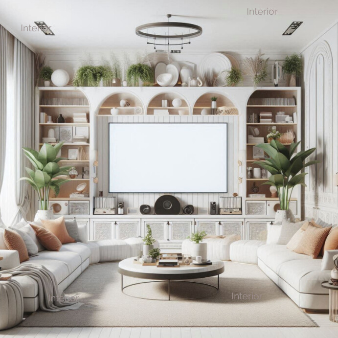 Professional Interior Design Of Living Room Template | PosterMyWall