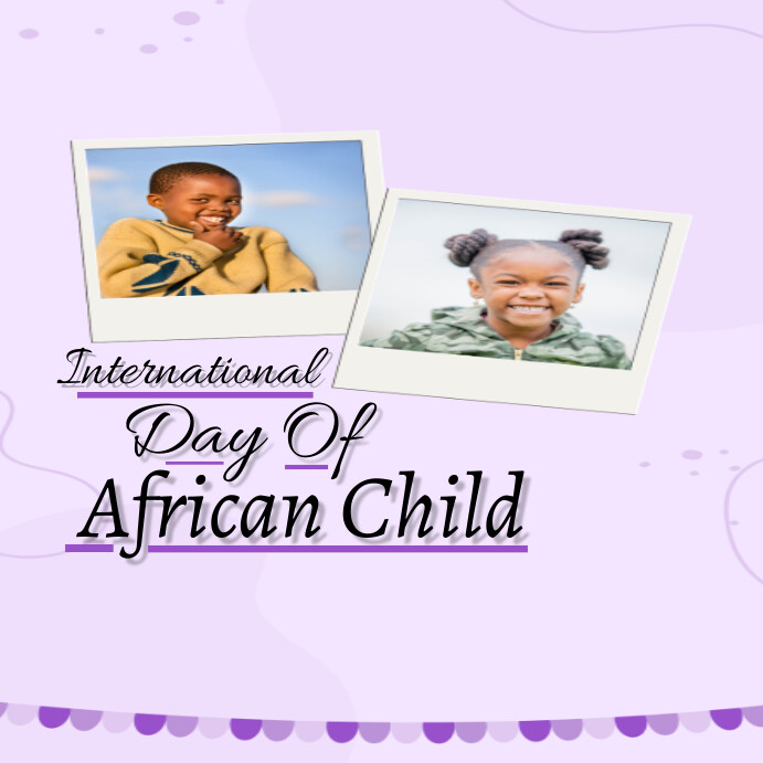 Professional Internatinal Day Of African Chil Template | PosterMyWall