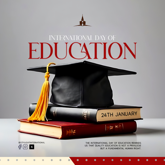 Professional International Day of Education Design Template | PosterMyWall