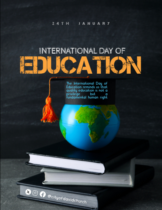 Professional International Day of Education Design Template | PosterMyWall