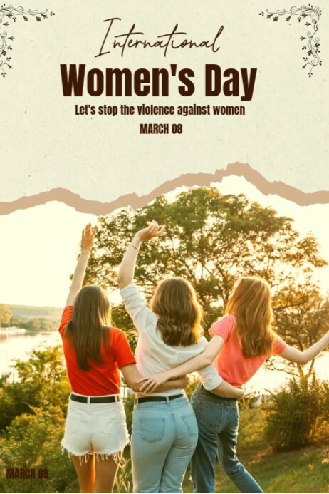 Professional International Women's Day 2025 Celebration Poster Template ...