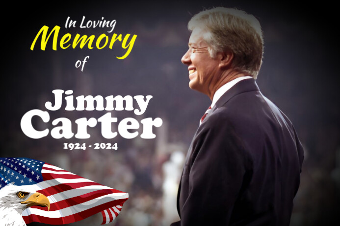 Professional Jimmy Carter Poster Template | PosterMyWall