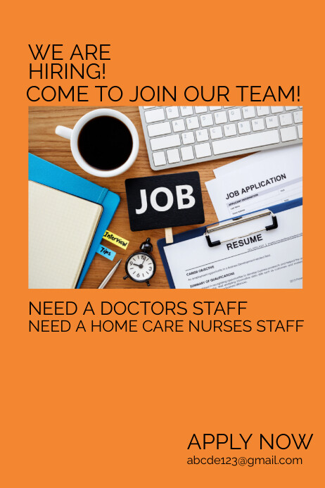 Professional Job Position Avaliable In Our Te Template | PosterMyWall