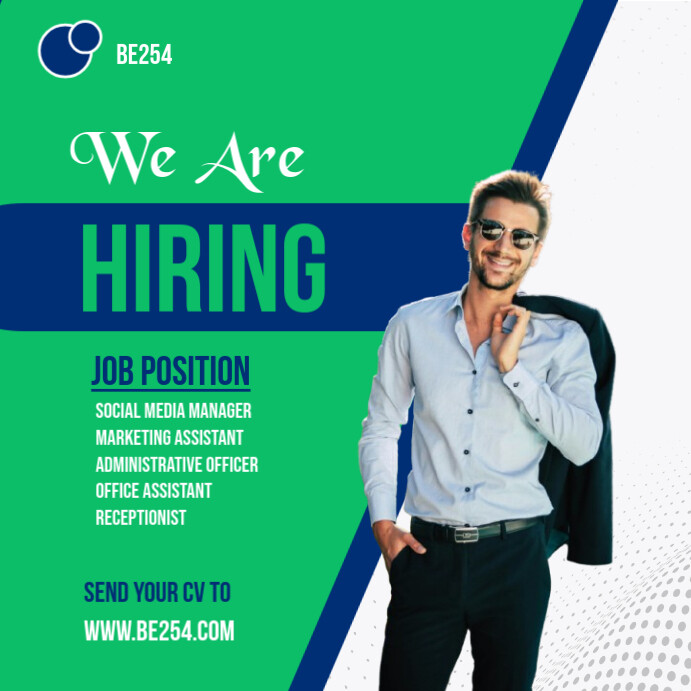 Professional Job Vaccancy Instagram Post Template | PosterMyWall