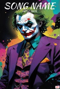 Album Cover Joker Album Cover Album Cover Template | PosterMyWall