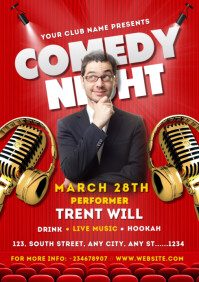 Stand Up Comedy Template | PosterMyWall