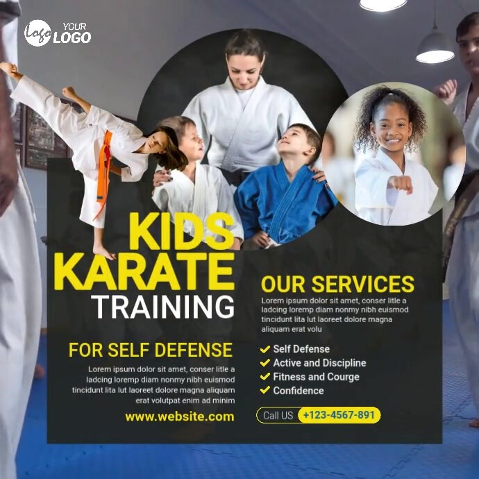 Copy of Professional Karate Training Template Instagram Post | PosterMyWall
