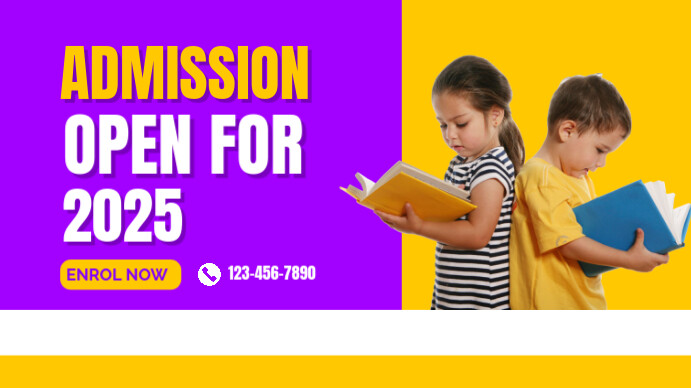 Professional Kids School Youtube Thumbnail Template | PosterMyWall