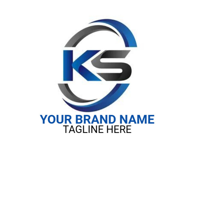 Professional Ks Company Letter Logo Design Logo Template | PosterMyWall
