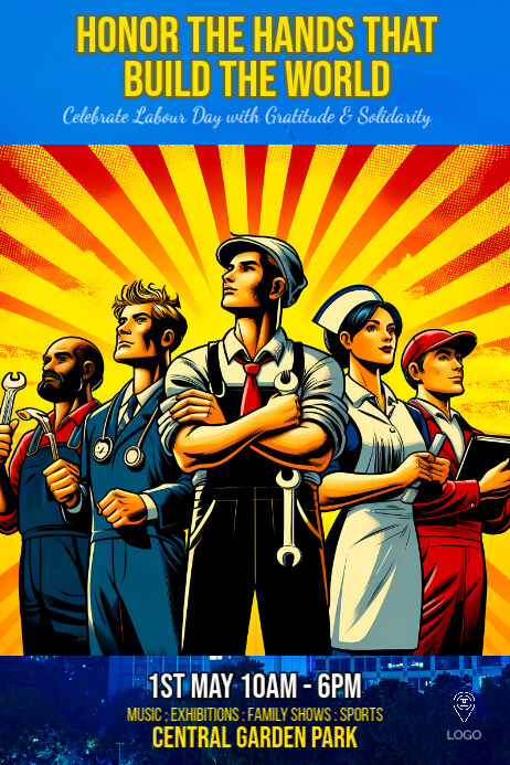 Copy of Professional Labour Day Poster | PosterMyWall
