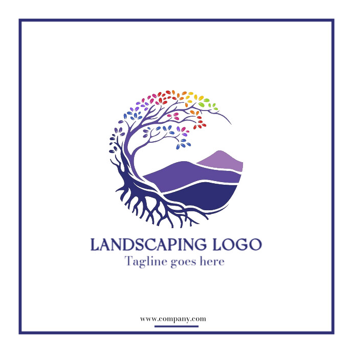 Professional Landscaping Logo Template | PosterMyWall