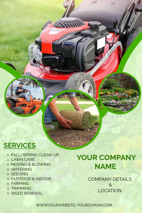 Professional Landscaping Poster/ Flyer Templat | PosterMyWall