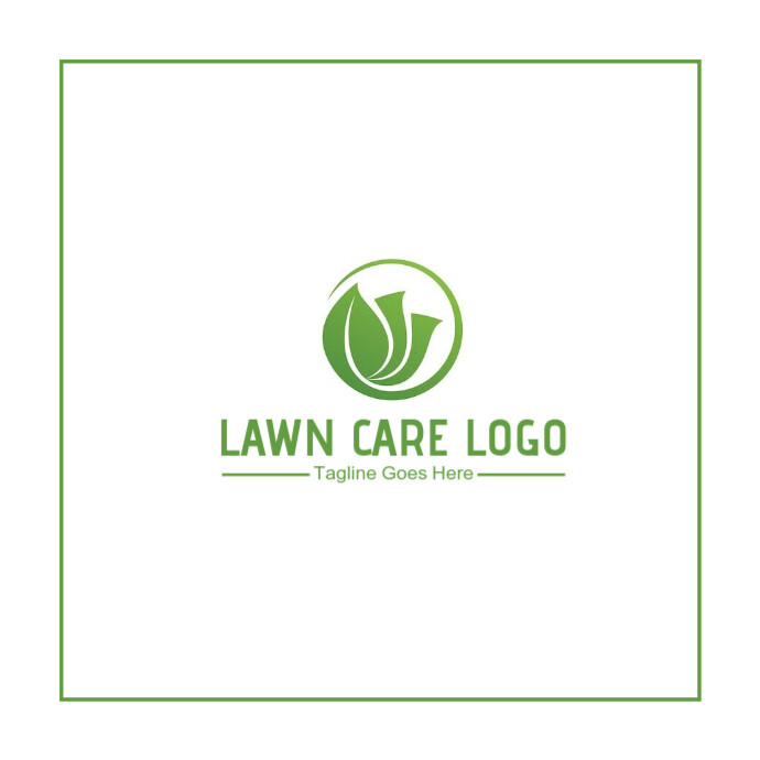 Professional Lawn Care Logo, Garden Logo, Plant Logo, Plant Logo Design ...