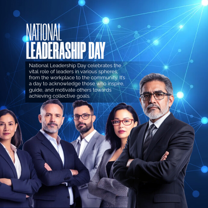 Professional Leadership Day Instagram Post Template | PosterMyWall