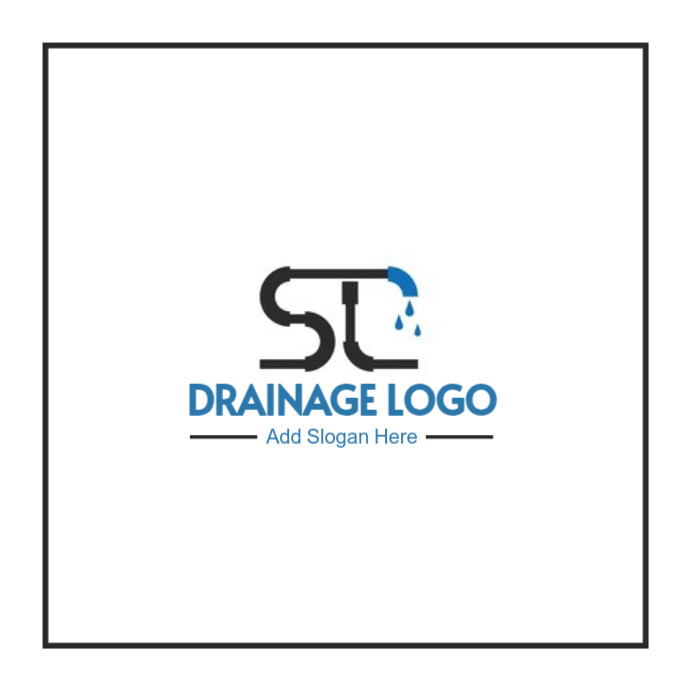 Copy of Professional Leak Repair Logo, Drainage Logo, Leak Repair Logo ...