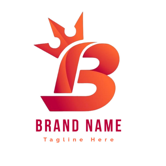 Professional Letter B Logo With Crown Concept Logo Template | PosterMyWall