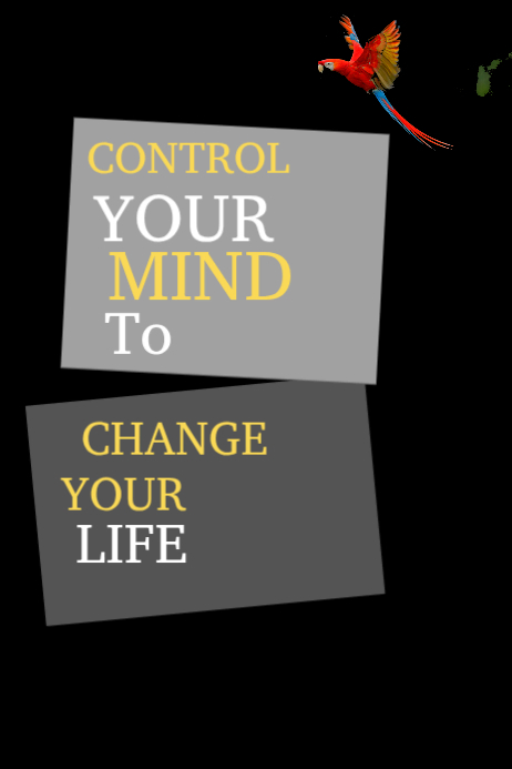 Professional Life Changing Motivation Poster Templat | PosterMyWall