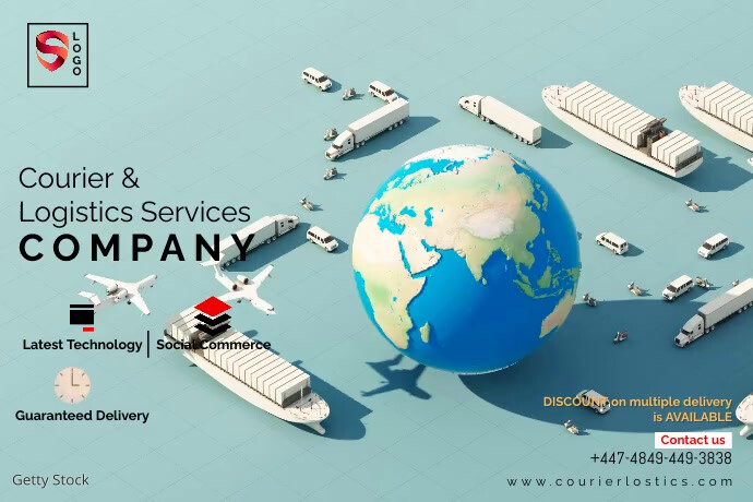 Professional Logistics Poster Template | PosterMyWall