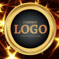 GOLD PROFESSIONAL LOGO DESIGN TEMPLATE | PosterMyWall