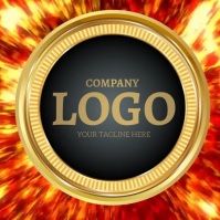 GOLD PROFESSIONAL LOGO DESIGN TEMPLATE | PosterMyWall