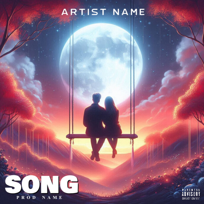 Professional Love Song Mixtape Album Cover Art Album Cover Template ...