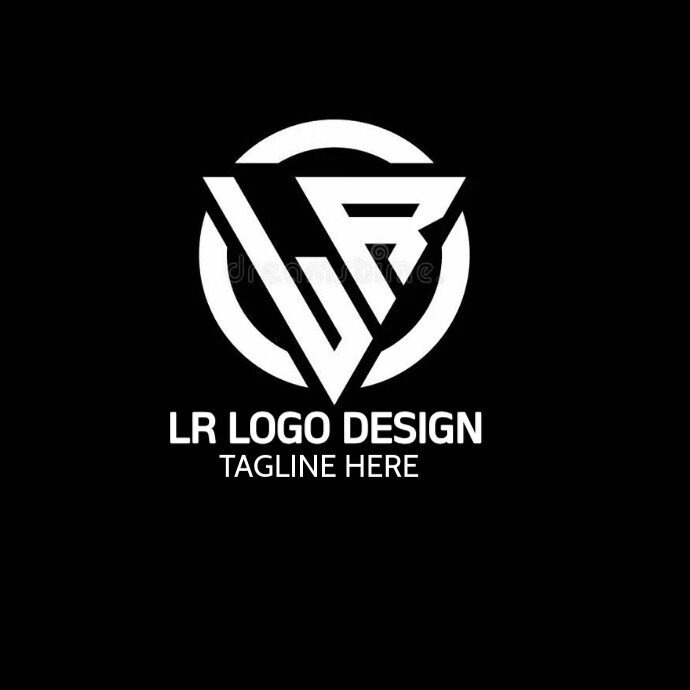 Copy of Professional Lr Letter Logo Design Logo | PosterMyWall