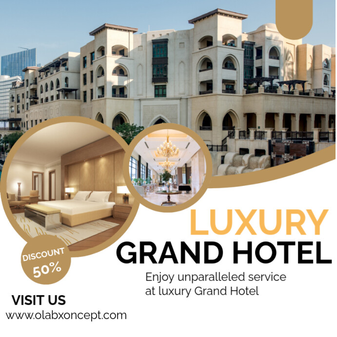 Professional Luxury Hotels Instagram Post Template | PosterMyWall