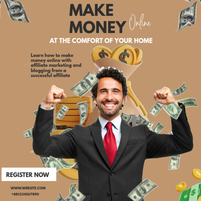 Professional Make Money Online Instagram Post Template | PosterMyWall