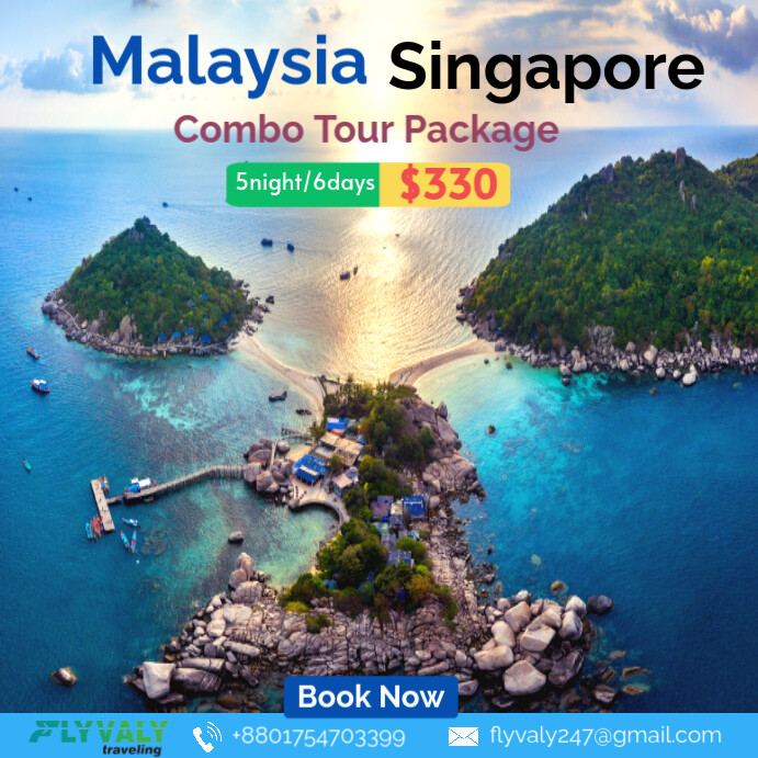 Professional Malaysia Singapore Combo Tour Packages Instagram Post ...
