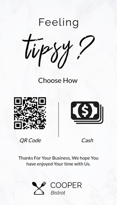 Professional Marble White And Black Feeling Tipsy Template Design Tips Sign 2024 2025 2026 2027 ...