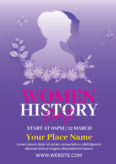 Copy of Professional March 8 Event Flyer A4 | PosterMyWall