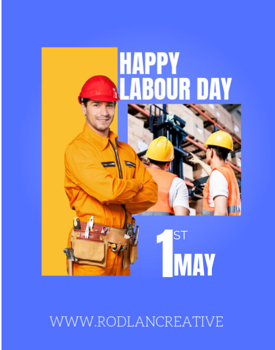 Professional May Day Poster/wallboard Templat | PosterMyWall