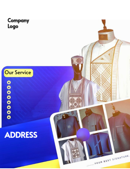 Professional Men Fashion Flyer (us Letter) Template | PosterMyWall