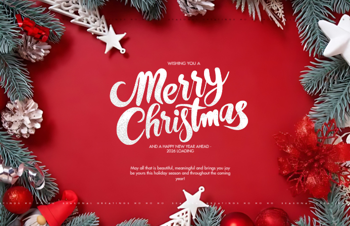 Professional Merry Christmas Greetings Cards Flyer Tabloid Template ...