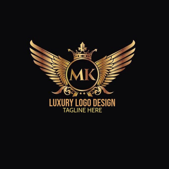 Professional Mk Royal Luxury Logo Design Logo Template | PosterMyWall