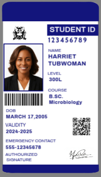 Professional Modern Editable Student Id Card Template Modern School & College Identification ...