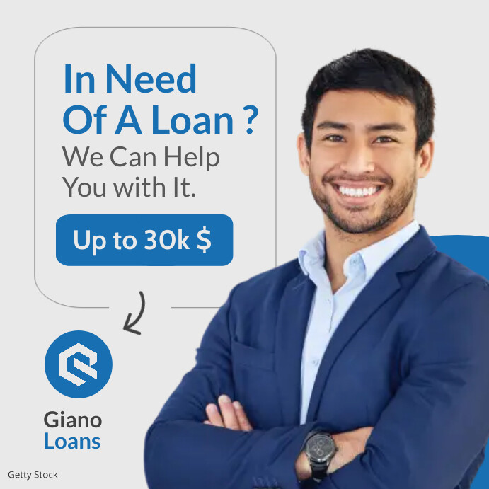 Copy of Professional Modern Minimal Loan Advertisemen | PosterMyWall