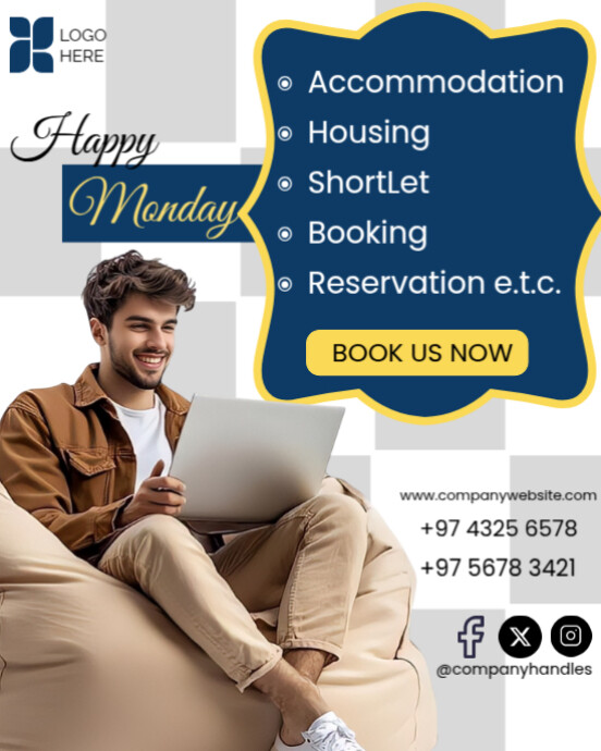 Copy of PROFESSIONAL MONDAY FLYER | PosterMyWall
