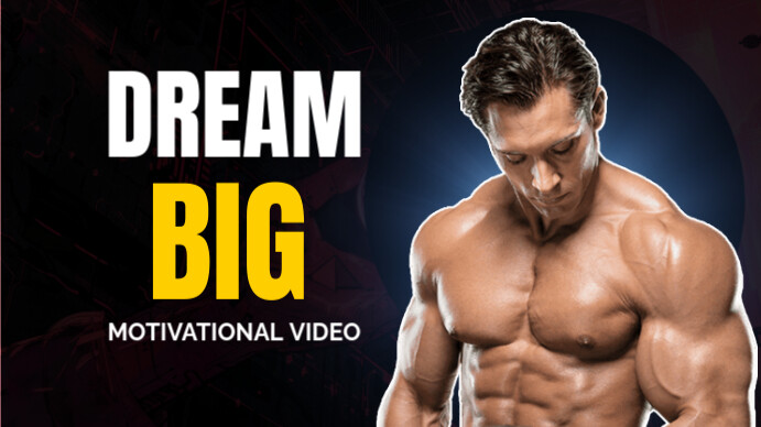 Professional Motivation Youtube Thumbnail Templat | PosterMyWall