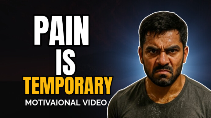 Professional Motivation Youtube Thumbnail Template | PosterMyWall