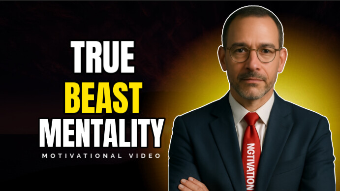 Professional Motivation Youtube Thumbnail Template | PosterMyWall