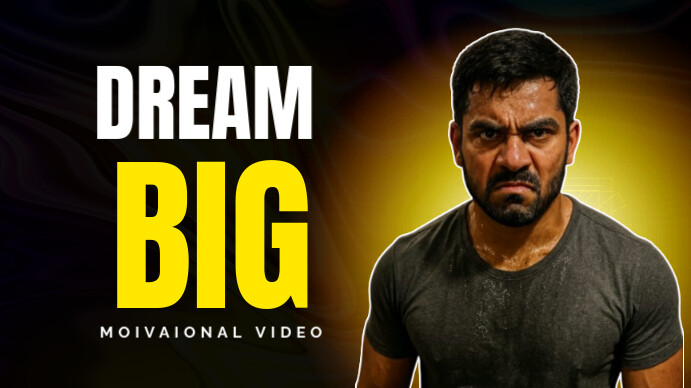 Professional Motivation Youtube Thumbnail Template | PosterMyWall