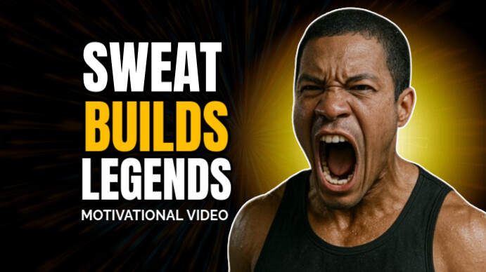 Professional Motivation Youtube Thumbnail Templat | PosterMyWall