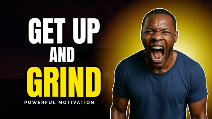 Professional Motivation Youtube Thumbnail Template | PosterMyWall